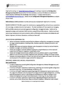 Configuration Management Specialist | IT Solutions & Consulting for ...
